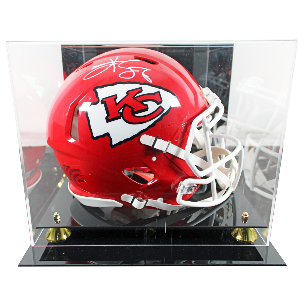 Travis Kelce Signed Chiefs Full-Size Authentic On-Field Speed Helmet ...