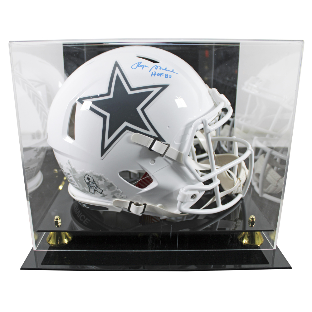 Roger Staubach Signed Cowboys Full-Size Authentic On-Field Salute To ...