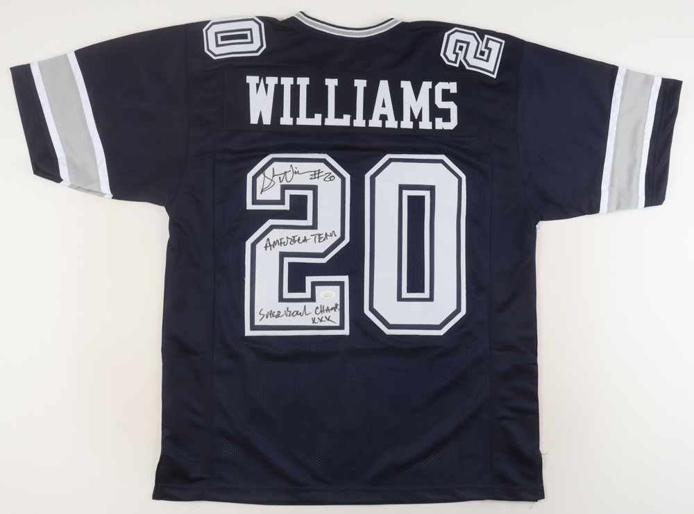Sherman Williams Signed Jersey Inscribed "Super Bowl Champs XXX ...