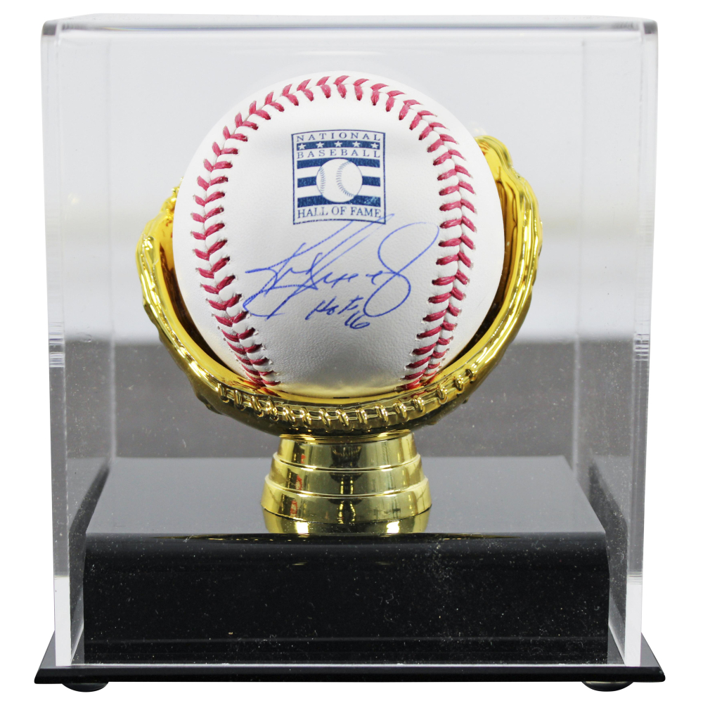 Ken Griffey Jr. Signed OML Hall of Fame Logo Baseball Inscribed "HOF 16 ...