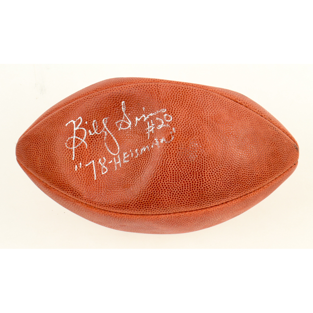 Billy Sims Signed NFL Football Inscribed "78 Heisman" (JSA) | Pristine ...