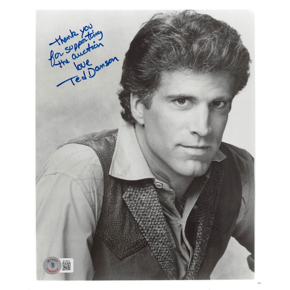 Ted Danson Signed "Cheers" 8x10 Photo Inscribed "Thank You For ...