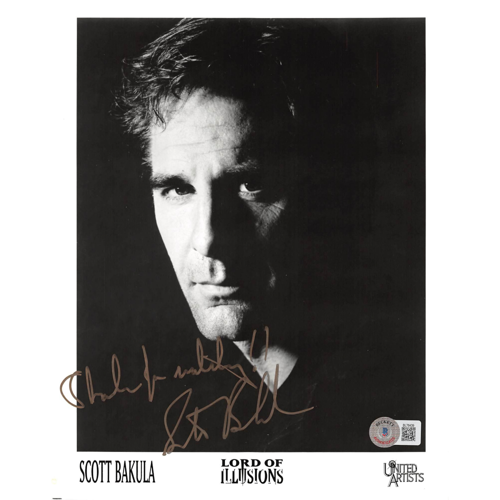 Scott Bakula Signed "Lord of Illusions" 8x10 Photo Inscribed "Thanks ...