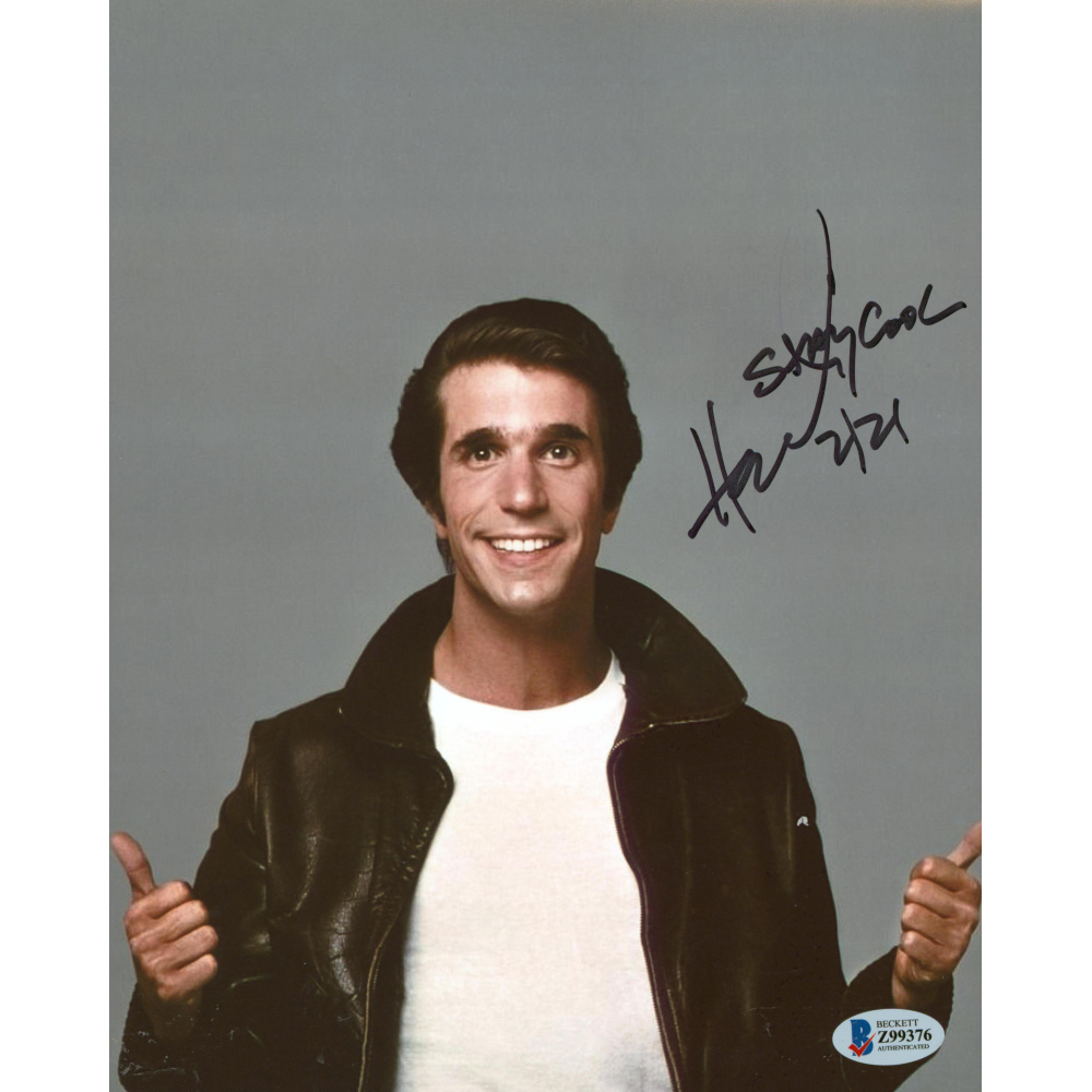 Henry Winkler Signed "Happy Days" 8x10 Photo Inscribed "Stay Cool 2/21 ...