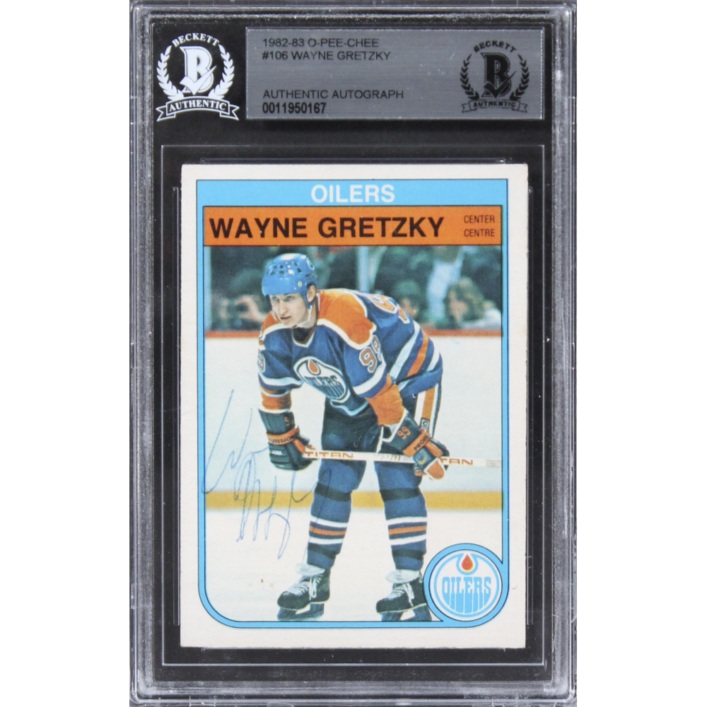 Wayne Gretzky Signed 1982 O-Pee-Chee #106 (BGS) | Pristine Auction
