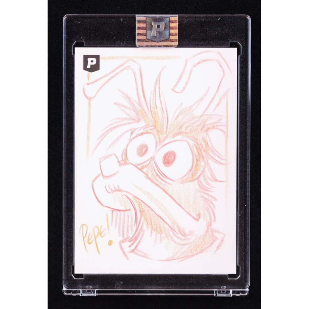 Pepe the King Prawn | The Muppets | Original Art Sketch Card by Guy ...