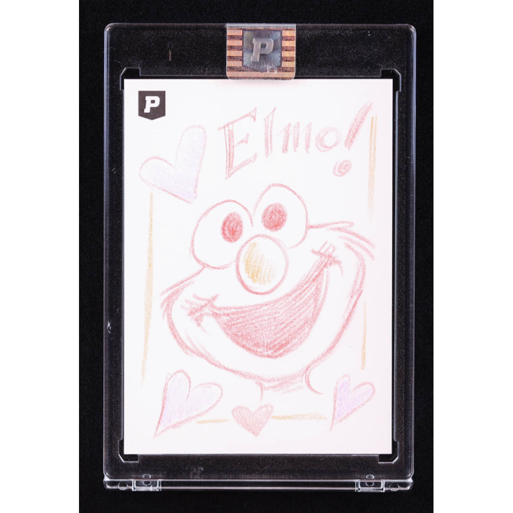 Elmo | Sesame Street | Original Art Sketch Card by Guy Gilchrist (1/1 ...