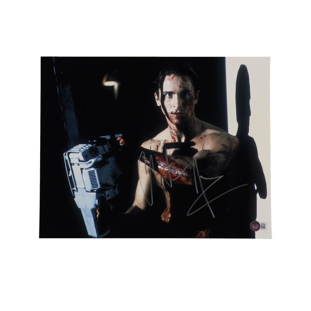 Christian Bale Signed "American Psycho" 11x14 Photo (Beckett ...