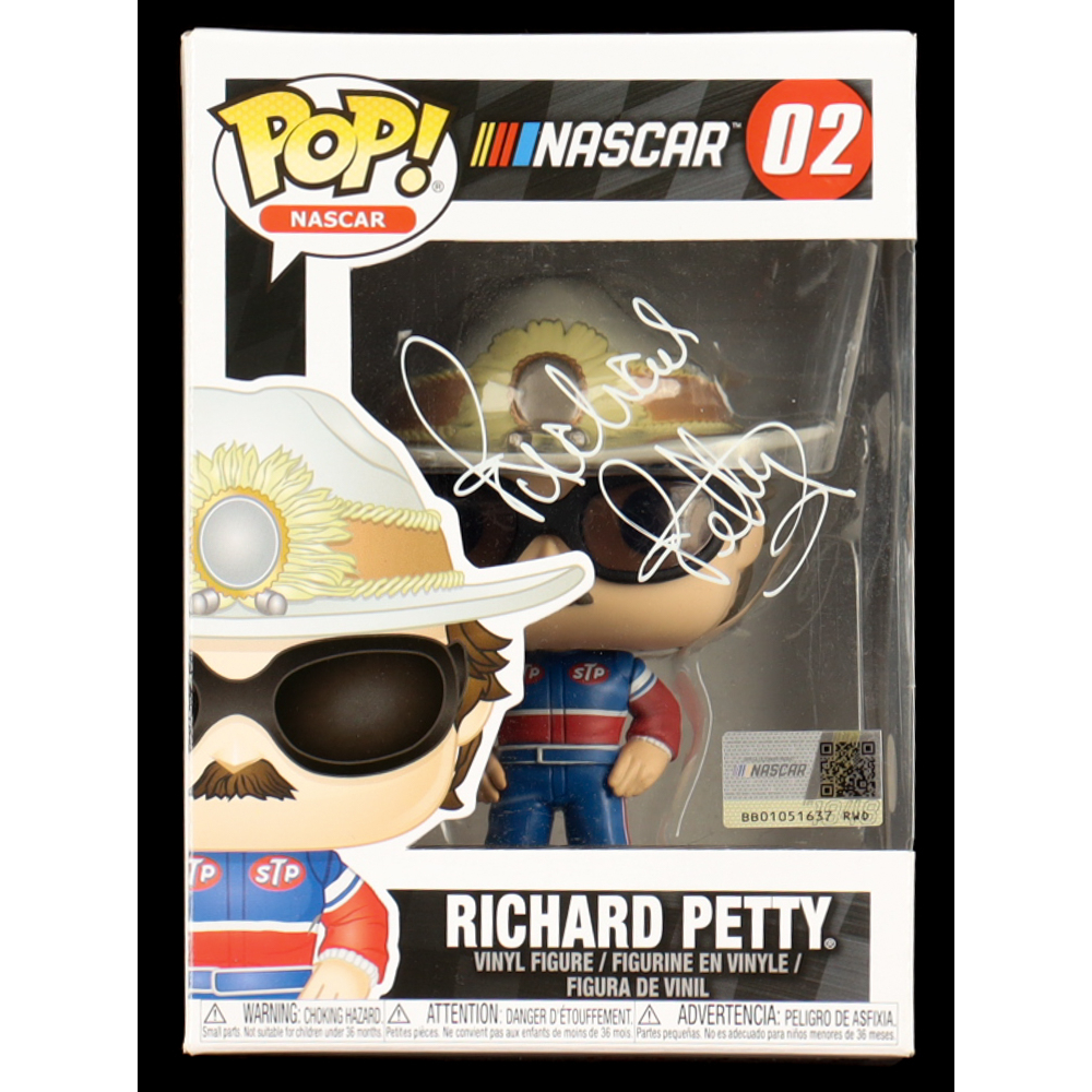Richard Petty Signed NASCAR #02 Funko Pop! Vinyl Figure (PSA ...