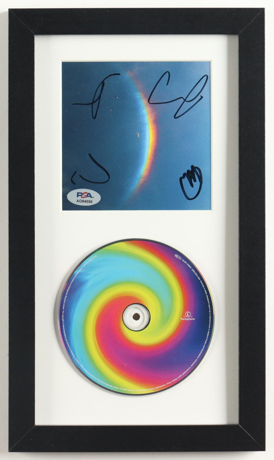 Coldplay "Moon Music" Custom Framed CD Album Insert Display Band-Signed ...