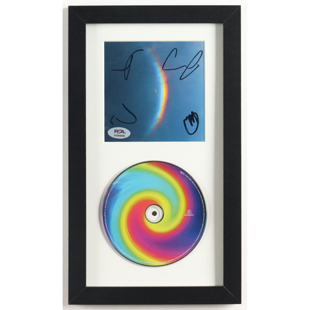Coldplay "Moon Music" Custom Framed CD Album Insert Display Band-Signed ...