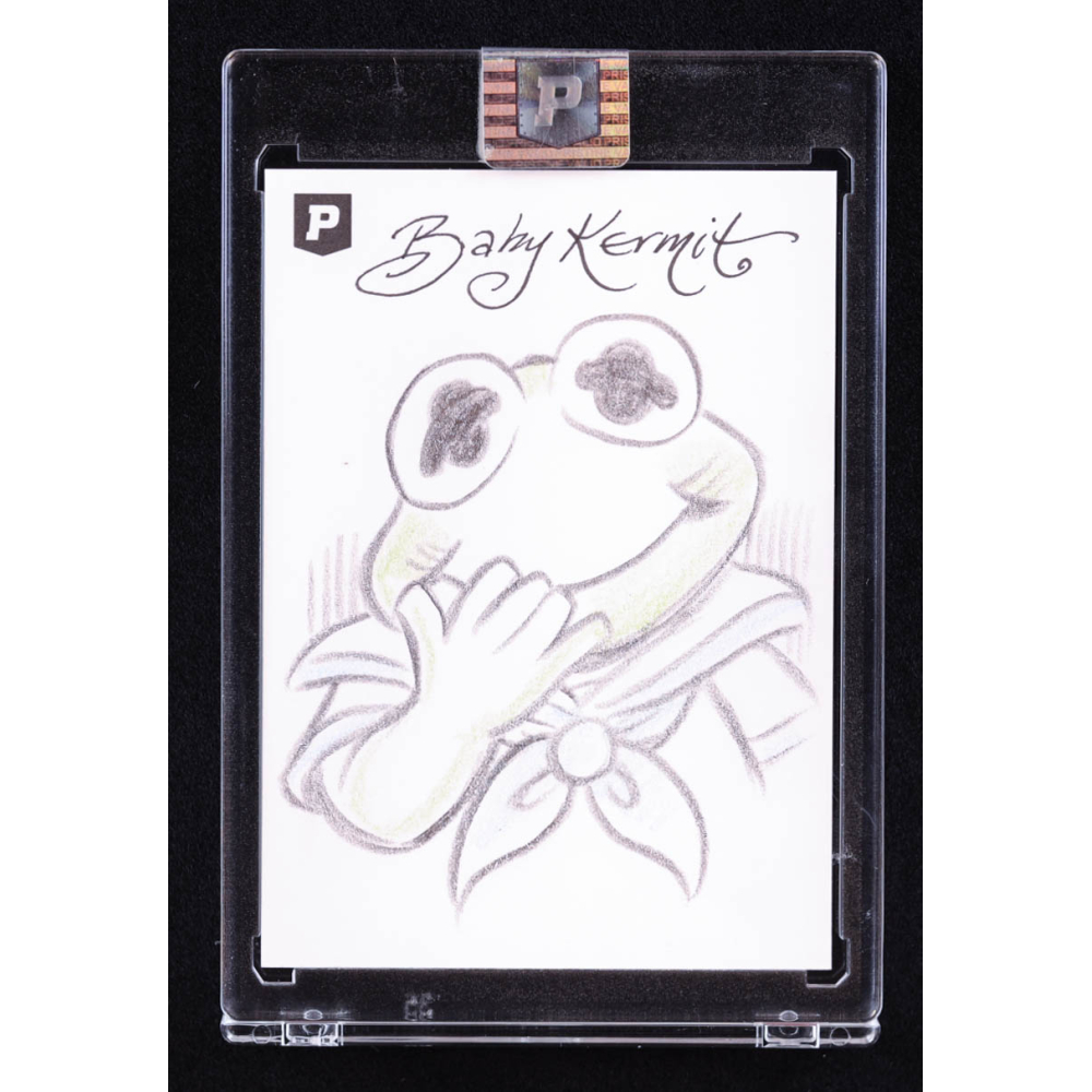 Baby Kermit | Muppet Babies | Original Art Sketch Card by Guy Gilchrist ...