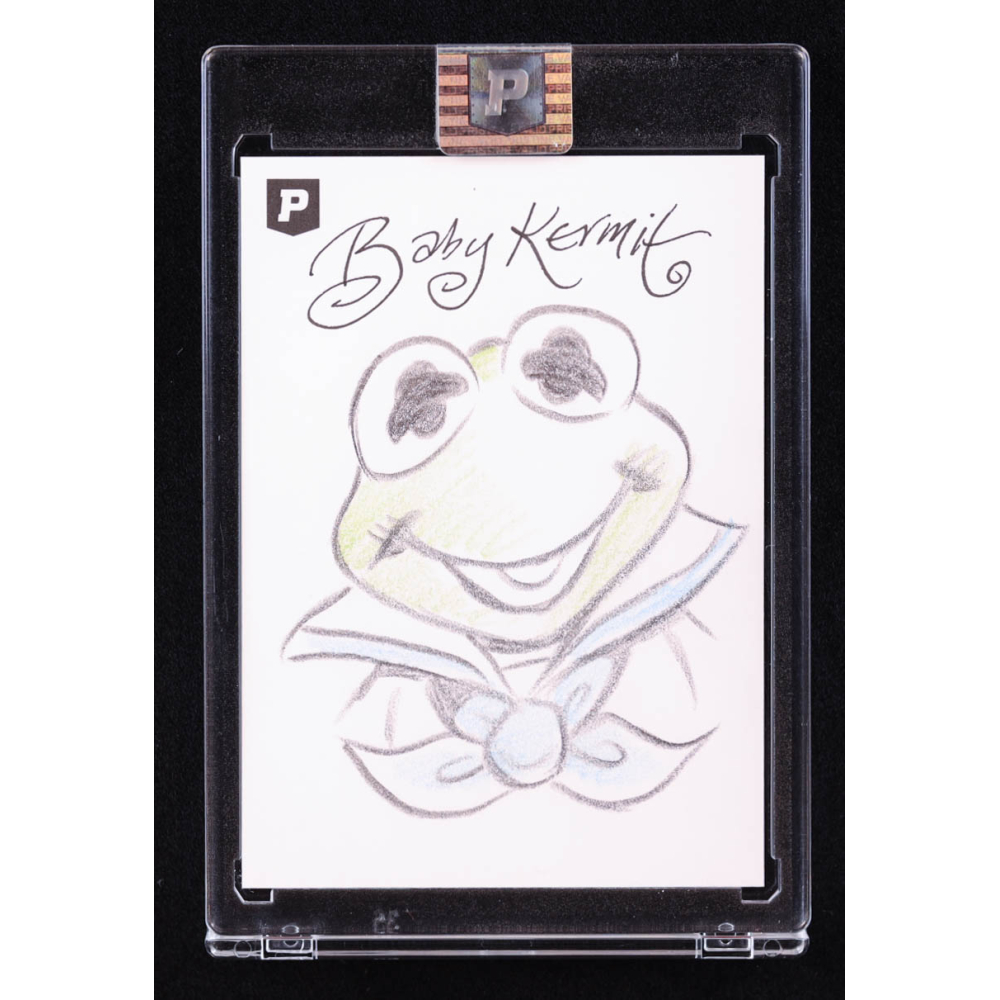 Baby Kermit | Muppet Babies | Original Art Sketch Card by Guy Gilchrist ...
