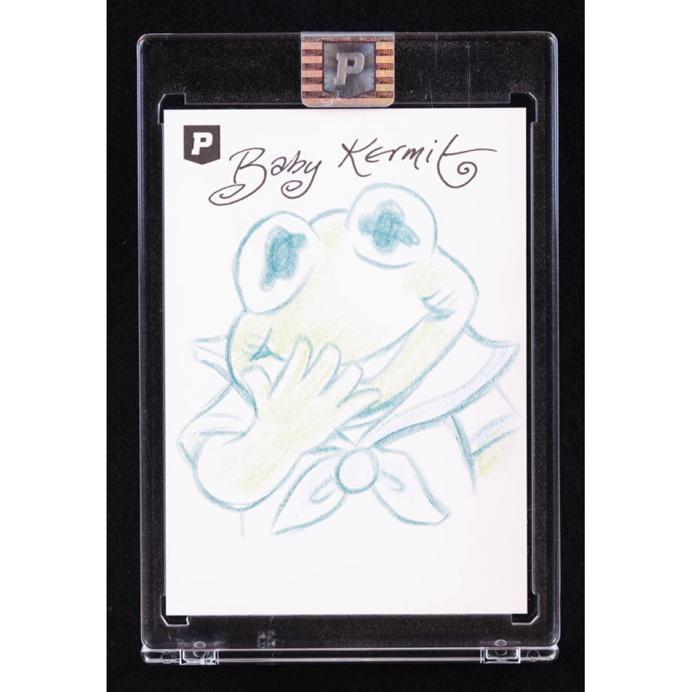 Baby Kermit | Muppet Babies | Original Art Sketch Card by Guy Gilchrist ...