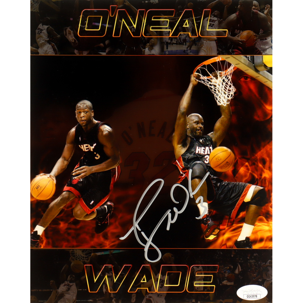 Dwayne Wade Signed Heat 8x10 Photo (JSA) | Pristine Auction