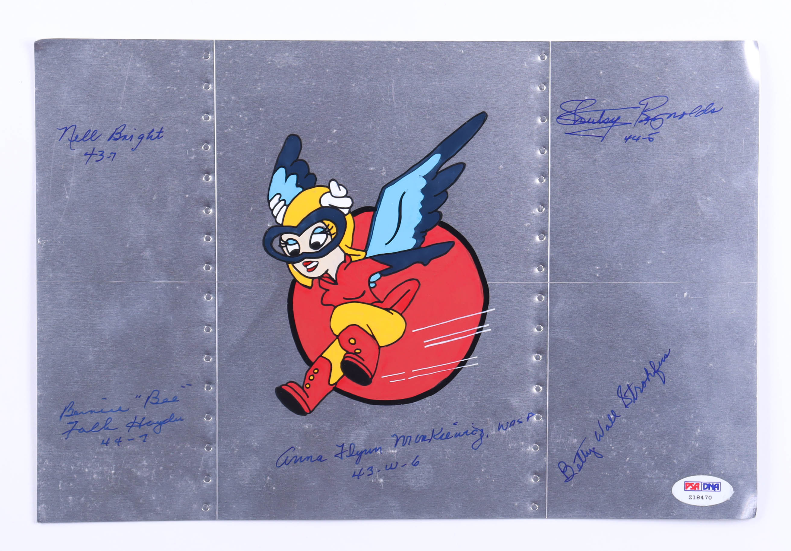 Women's Air Force Service Pilots Signed Original Hand Painted Nose Art ...