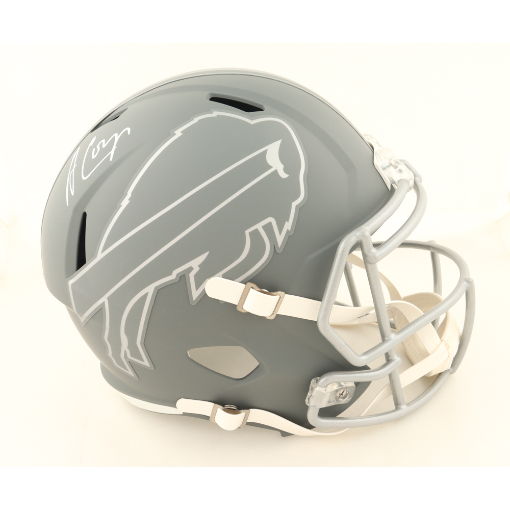Amari Cooper Signed Bills Full-Size Slate Alternate Speed Helmet ...