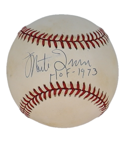 Monte Irvin Signed ONL Baseball Inscribed "HOF - 1973" (JSA) | Pristine ...