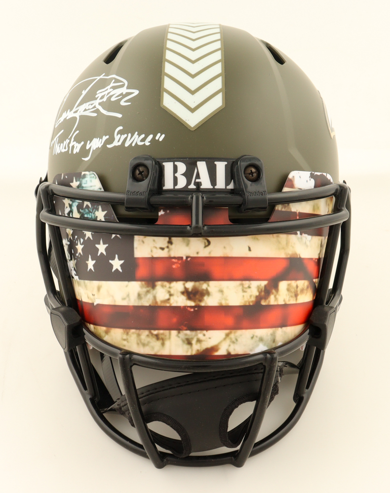 Derrick Henry Signed Ravens Full-Size Salute to Service Alternate Speed ...