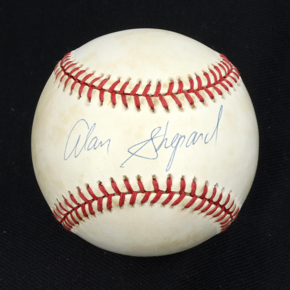 Alan Shepard Signed ONL Baseball JSA | Pristine Auction