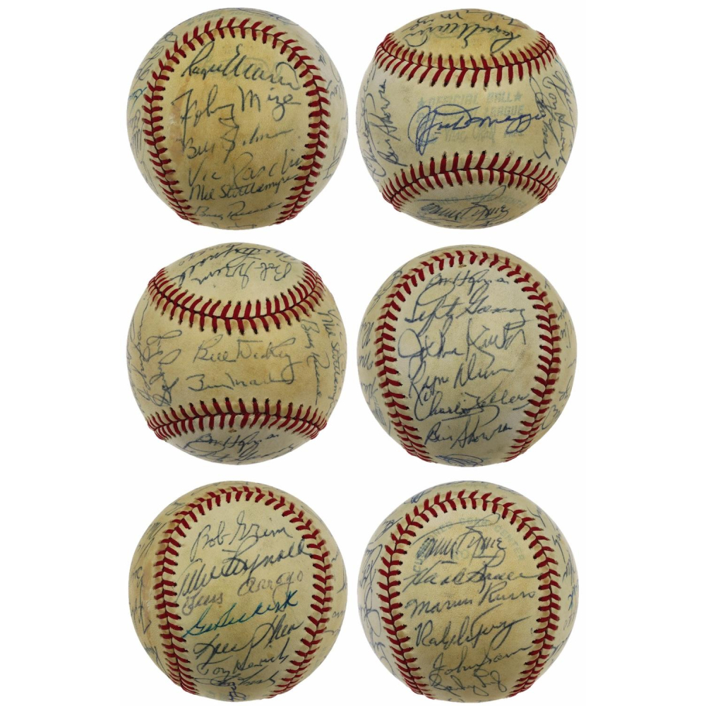 1978-79 New York Yankees Team-Signed OAL Baseball by (28) with Joe ...