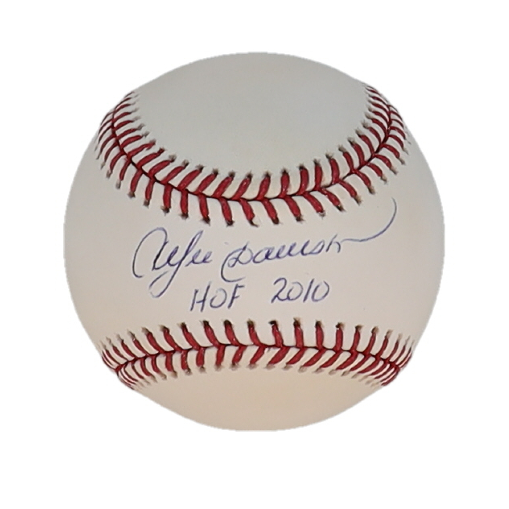 Andre Dawson Signed OML Baseball Inscribed "HOF 2010" (JSA) | Pristine ...