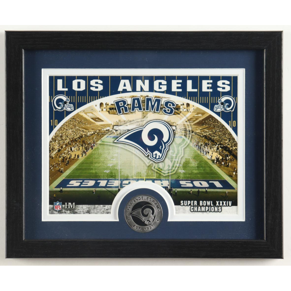 Los Angeles Rams Highland Mint Framed "Stadium" Photo & Silver Plated ...
