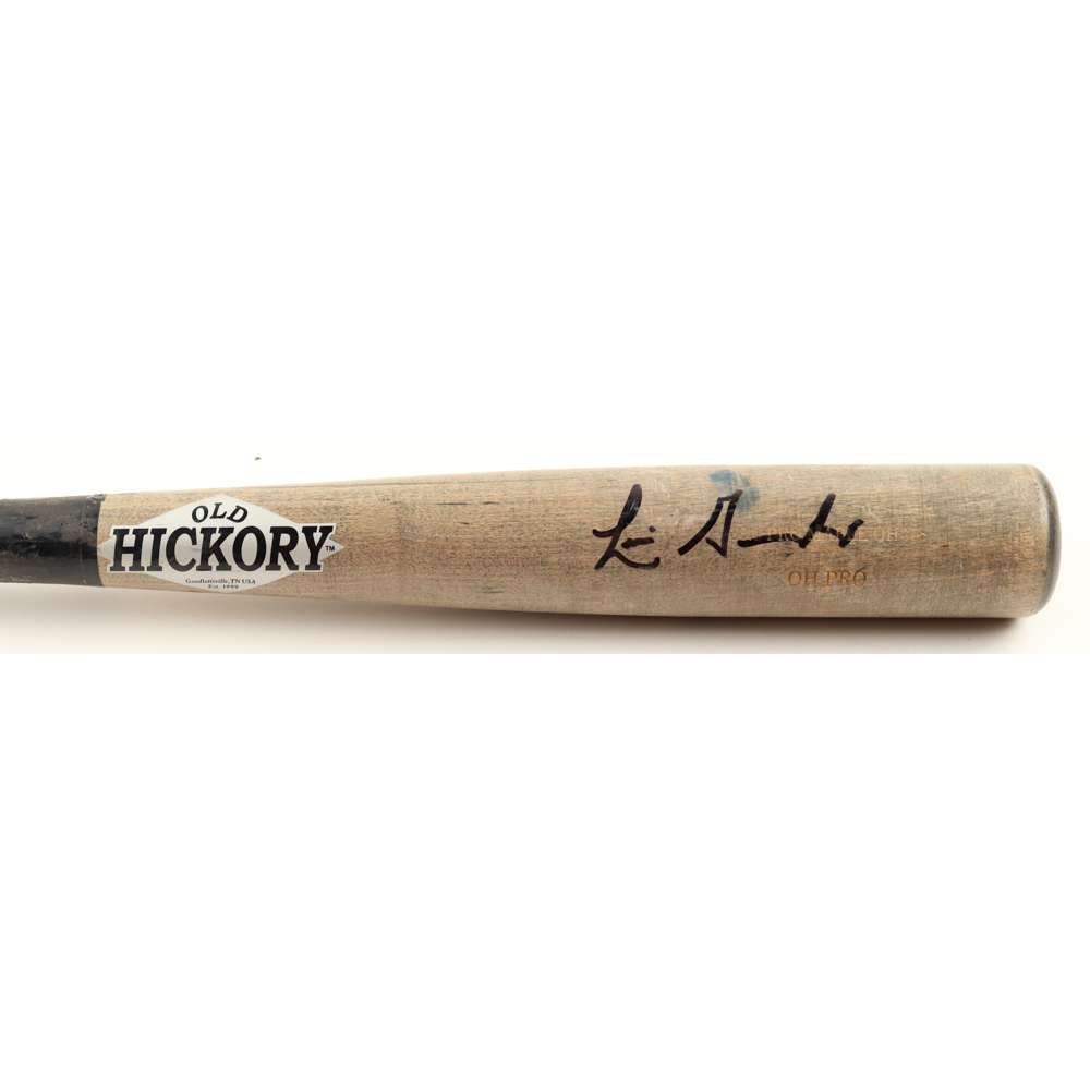 Luis Gonzalez Signed Game-Used Old Hickory Baseball Bat (JSA ...
