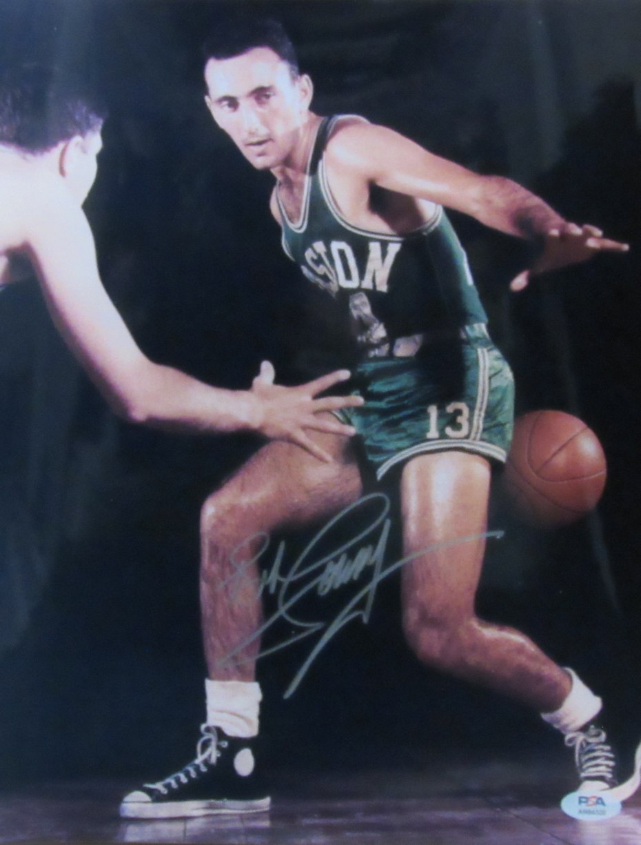 Bob Cousy Signed Celtics 11x14 Photo (PSA) | Pristine Auction