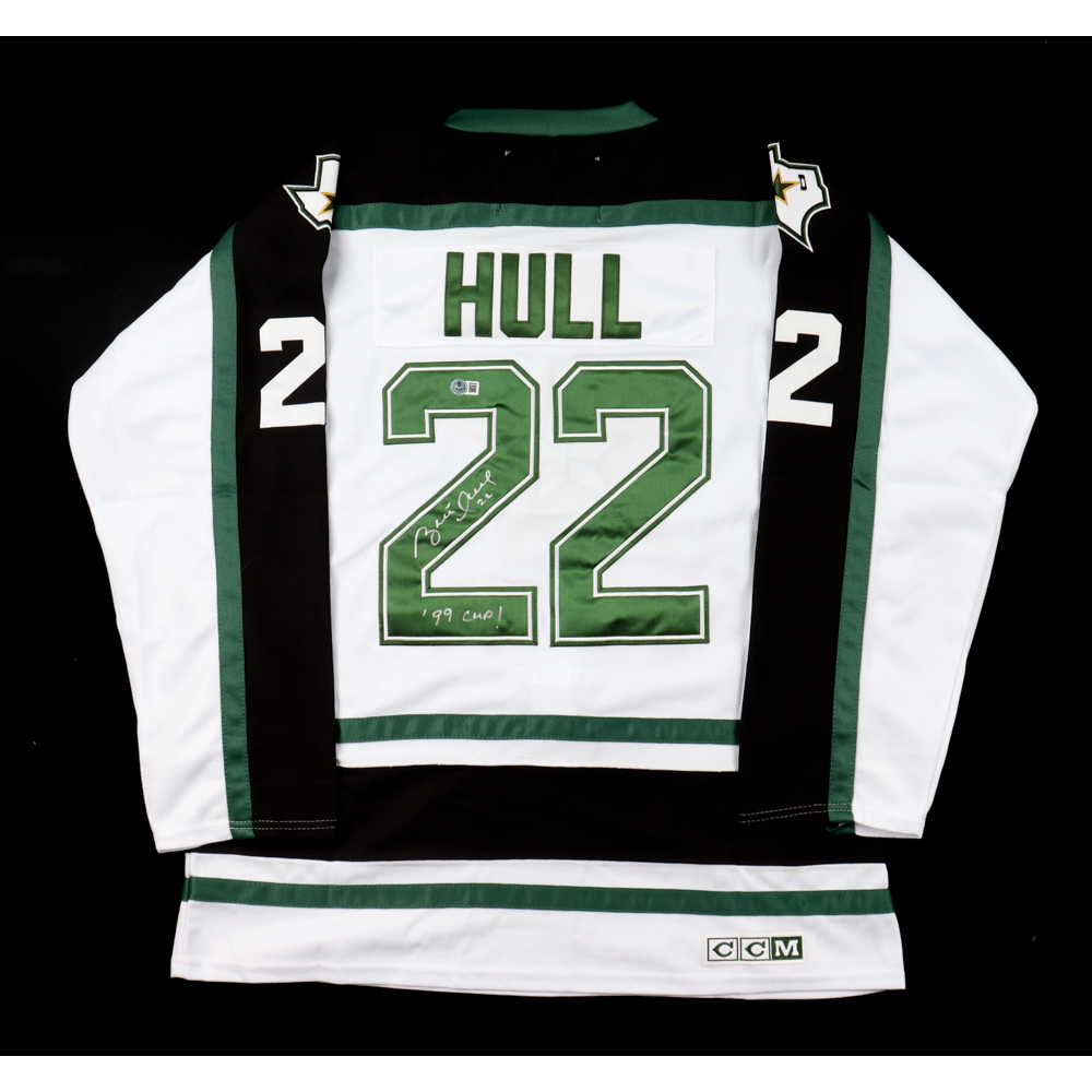 Brett Hull Signed Jersey Inscribed "99 Cup!" (Beckett) | Pristine Auction