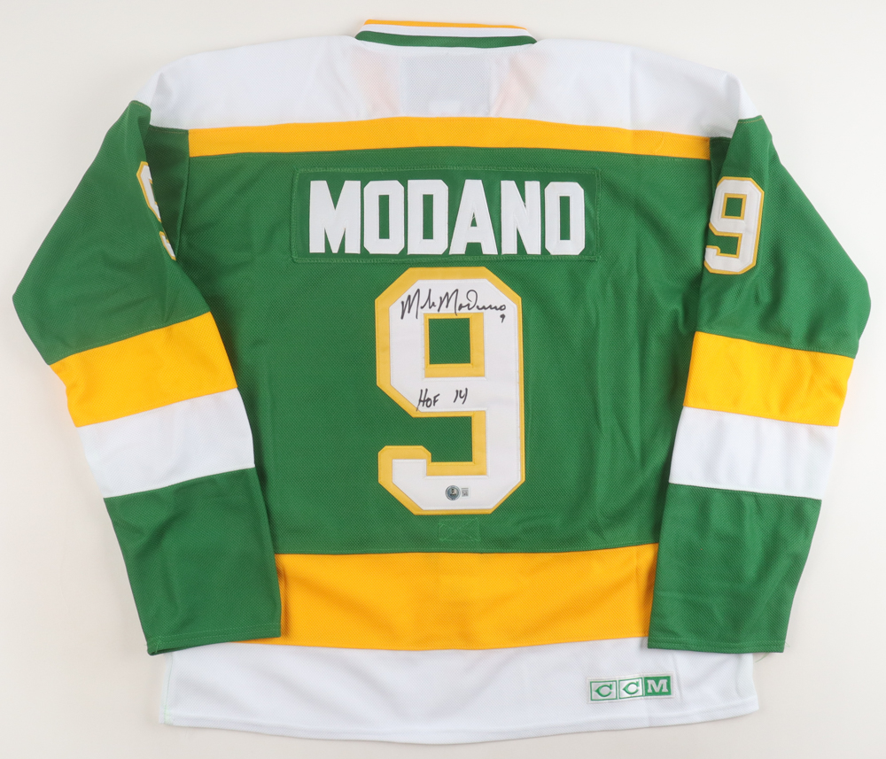 Mike Modano Signed Jersey Inscribed "HOF 14" (Beckett) | Pristine Auction