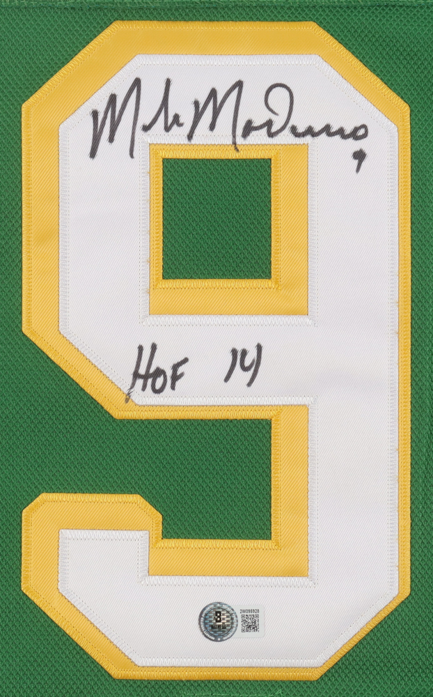 Mike Modano Signed Jersey Inscribed "HOF 14" (Beckett) | Pristine Auction