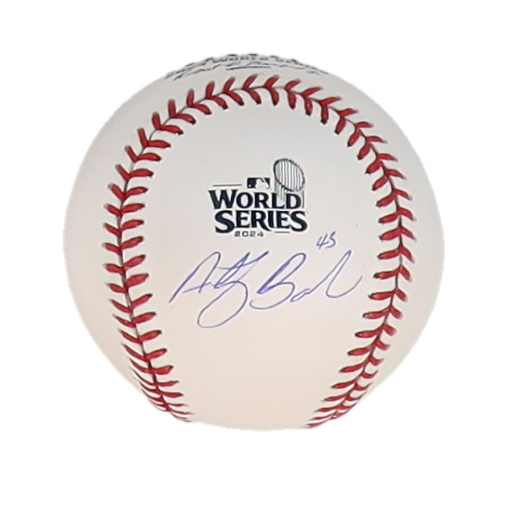 Anthony Banda Signed 2024 World Series Logo Baseball (JSA) | Pristine ...