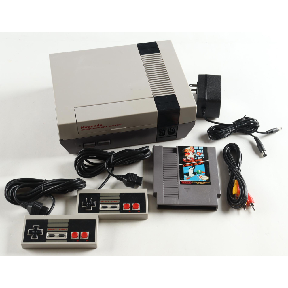 Nintendo Entertainment System Video Game System with (2) Controllers ...