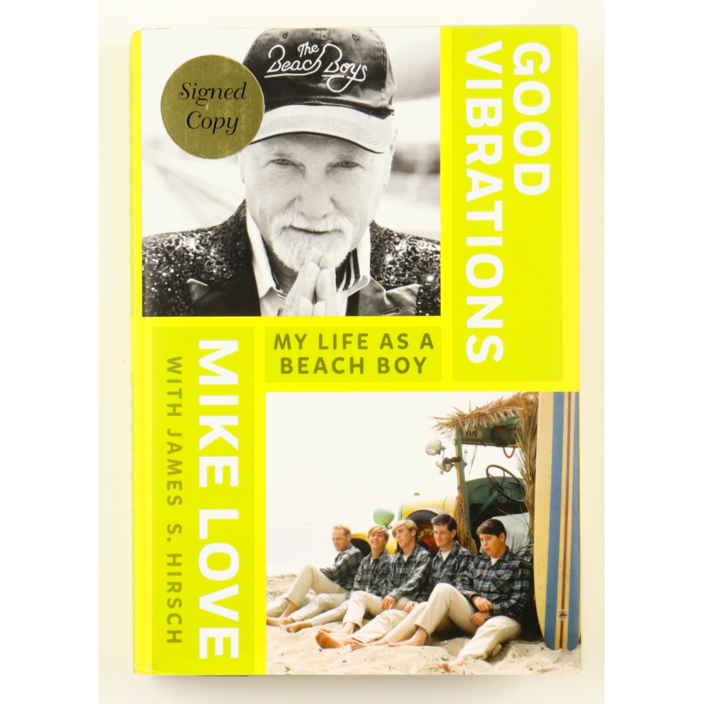 Mike Love Signed "Good Vibrations" Hardcover Book (ACOA) | Pristine Auction