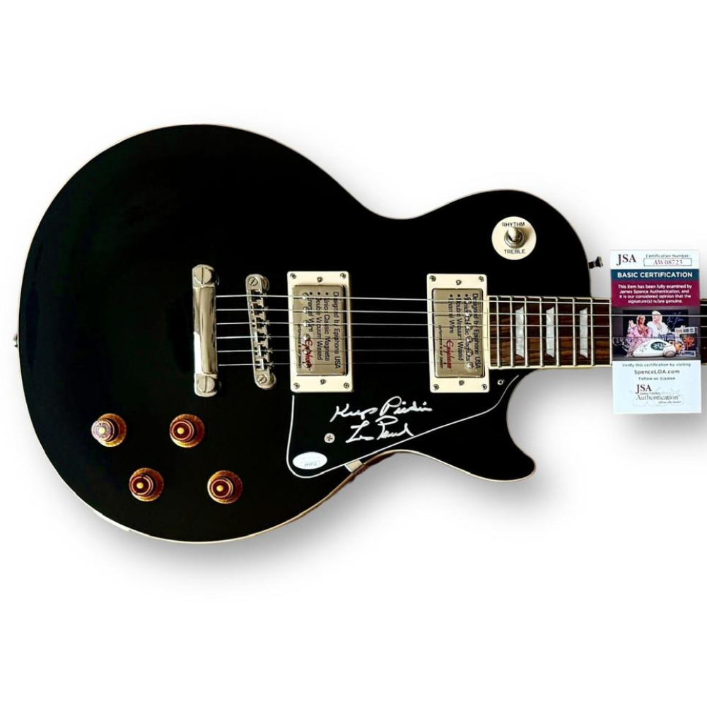 Les Paul Signed 50th Anniversary Epiphone 2009 Re-Issue Guitar ...