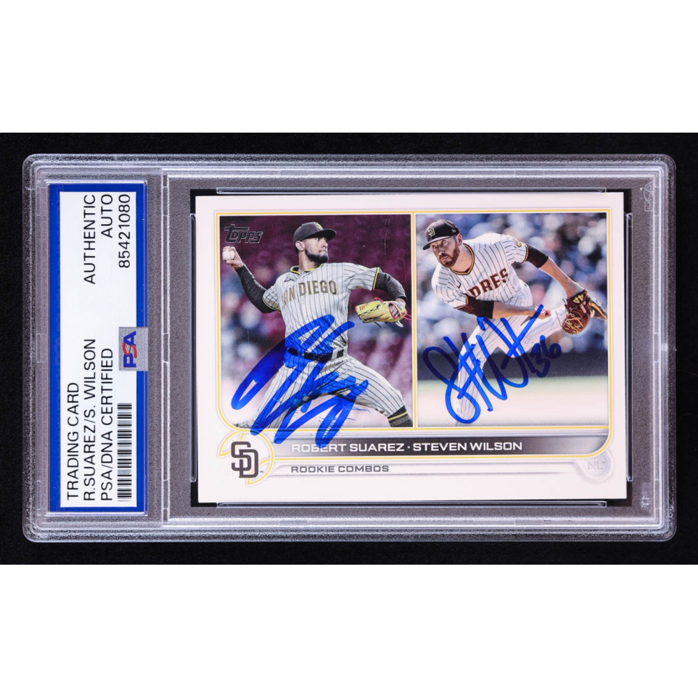 Robert Suarez / Steven Wilson 2022 Topps Update #US239 RC (PSA) | Pristine Auction