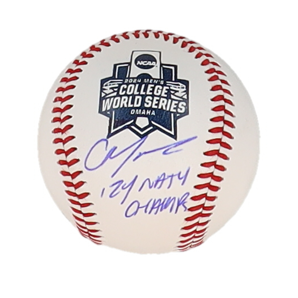 Christian Moore Signed NCAA 2024 Men's College World Series Logo ...