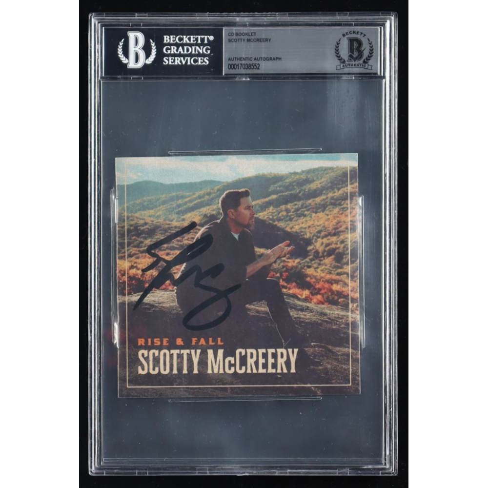 Scotty McCreery Signed "Rise & Fall" CD Insert (BGS) | Pristine Auction