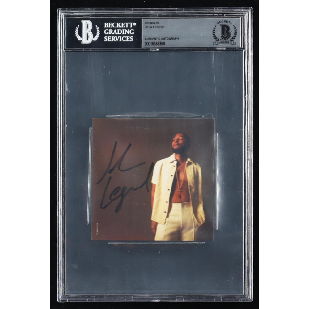 John Legend Signed "Legend" CD Insert (BGS) | Pristine Auction