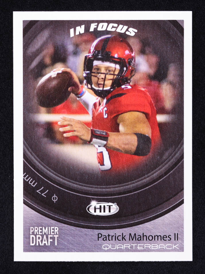 Patrick Mahomes II 2017 SAGE HIT Premier Draft In Focus #43 RC ...