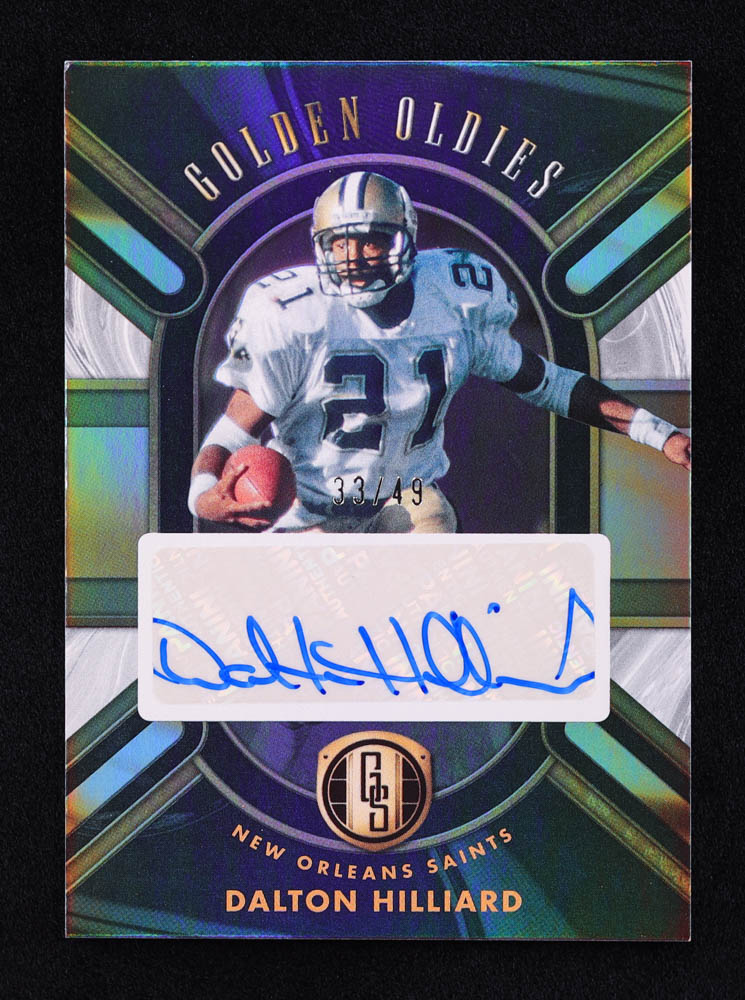 Dalton Hilliard 2024 Gold Standard Golden Oldies White Autograph #GODHD ...