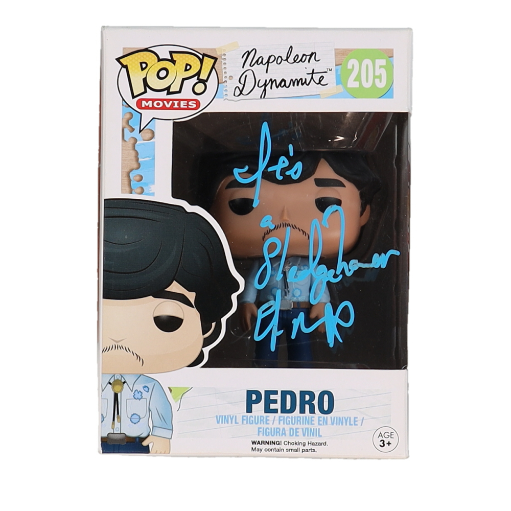 Efren Ramirez Signed "Napoleon Dynamite" #205 Pedro Funko Pop! Vinyl ...