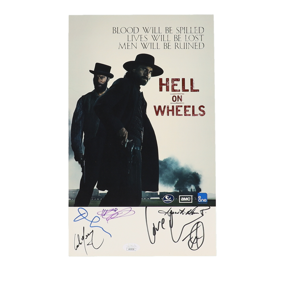 "Hell on Wheels" 8.5x14 Photo Signed by (5) with Colm Meaney, Anson ...