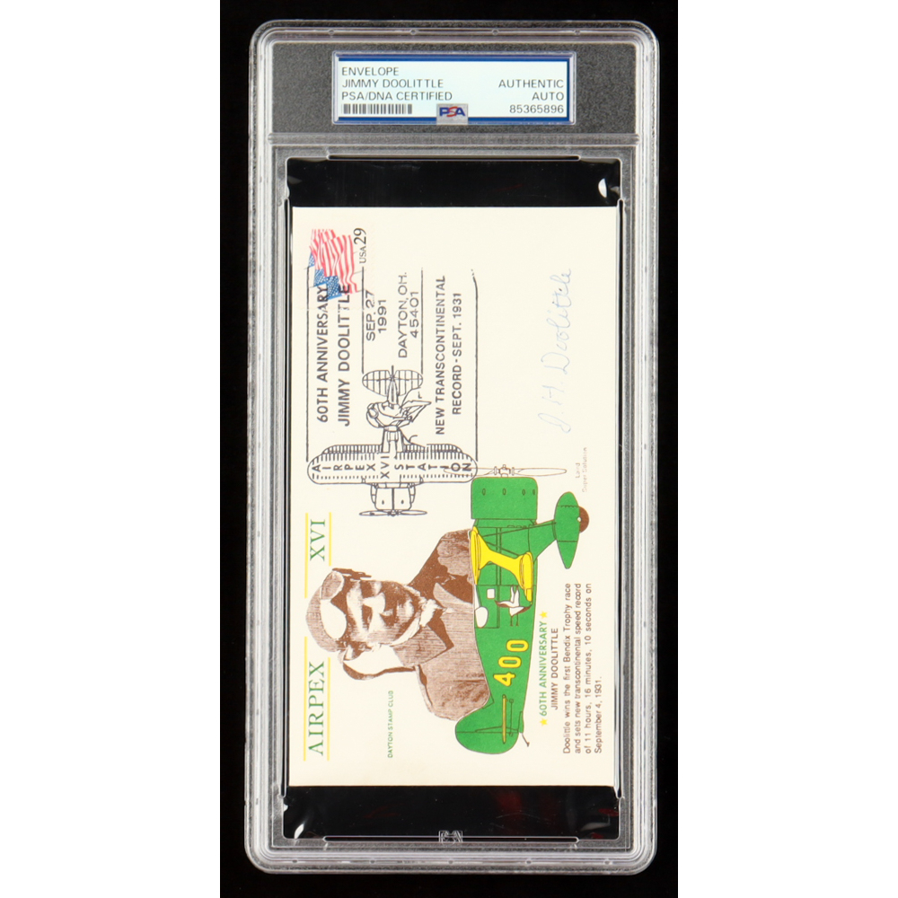 Jimmy Doolittle Signed 60th Anniversary Transcontinental Speed Record ...