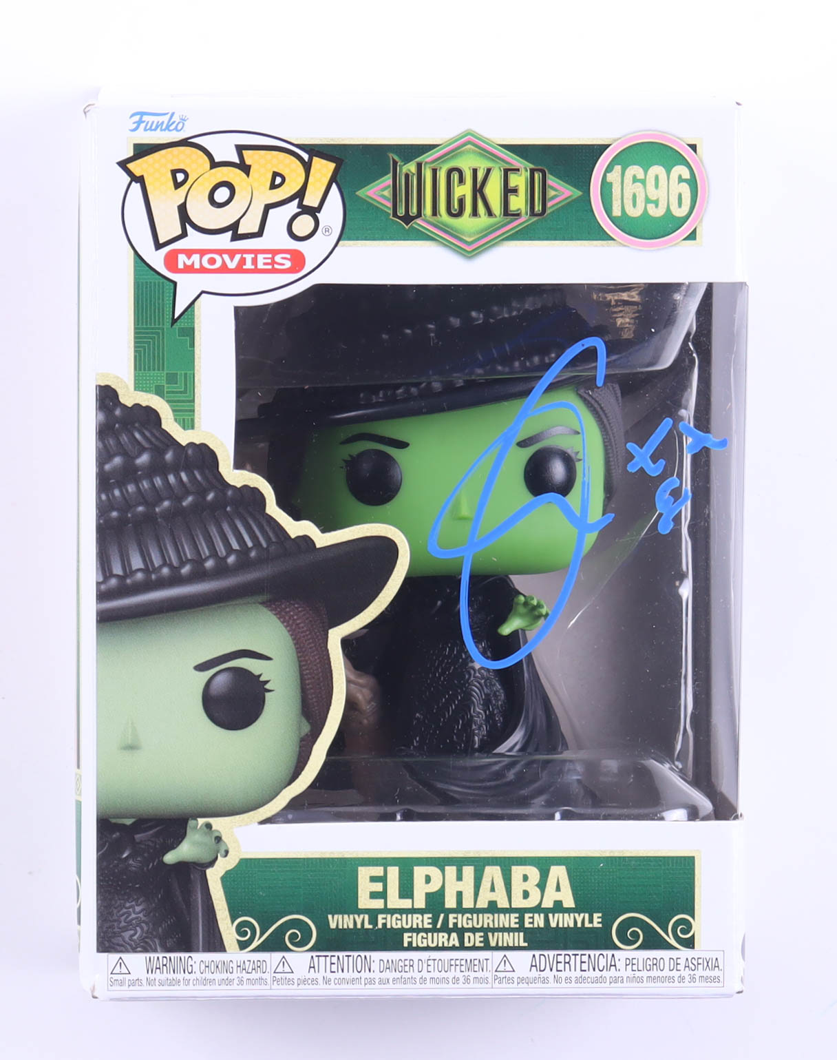 Cynthia Erivo Signed "Wicked" #1696 Elphaba Funko Pop! Vinyl Figure ...