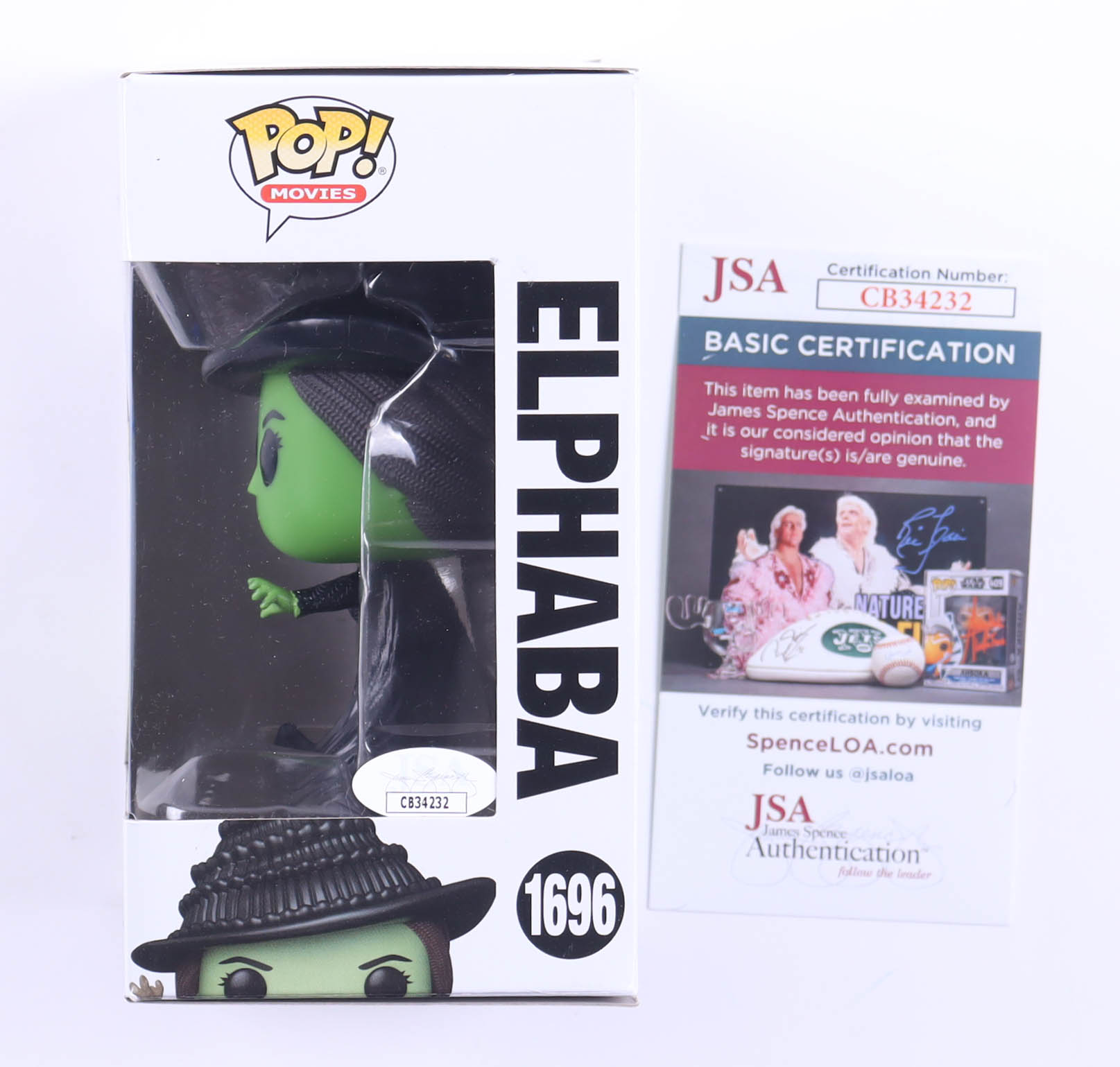 Cynthia Erivo Signed "Wicked" #1696 Elphaba Funko Pop! Vinyl Figure ...