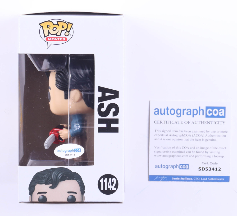 Bruce Campbell Signed "The Evil Dead 40th Anniversary" #1142 Ash Funko ...