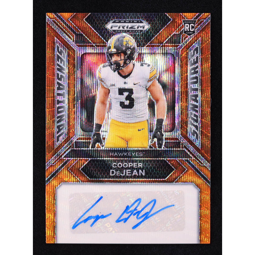 Cooper DeJean 2024 Panini Prizm Draft Picks Sensational Signatures ...