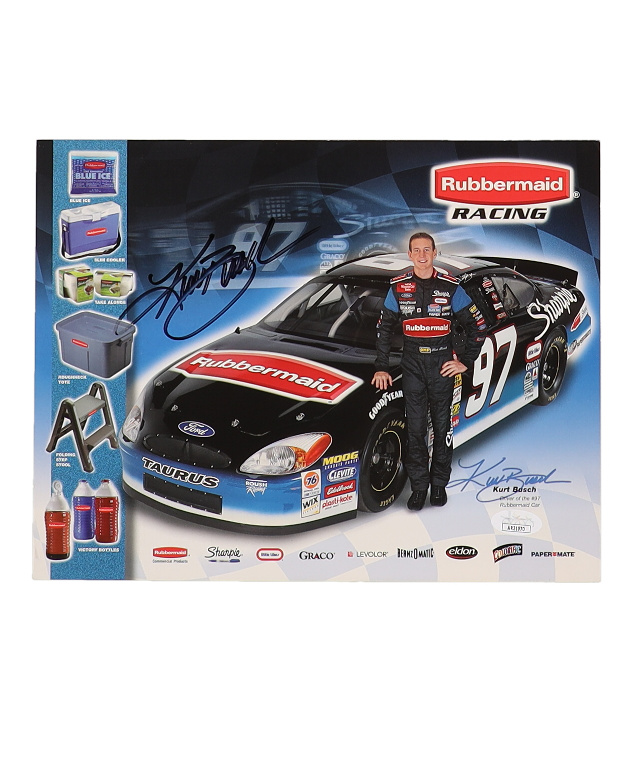 Kurt Busch Signed NASCAR 8.5x11 Flyer (JSA) | Pristine Auction